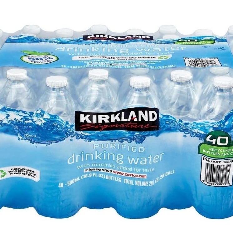 Kirkland Signature Purified Drinking Water, 16.9 Ounce | Fort Motte ...